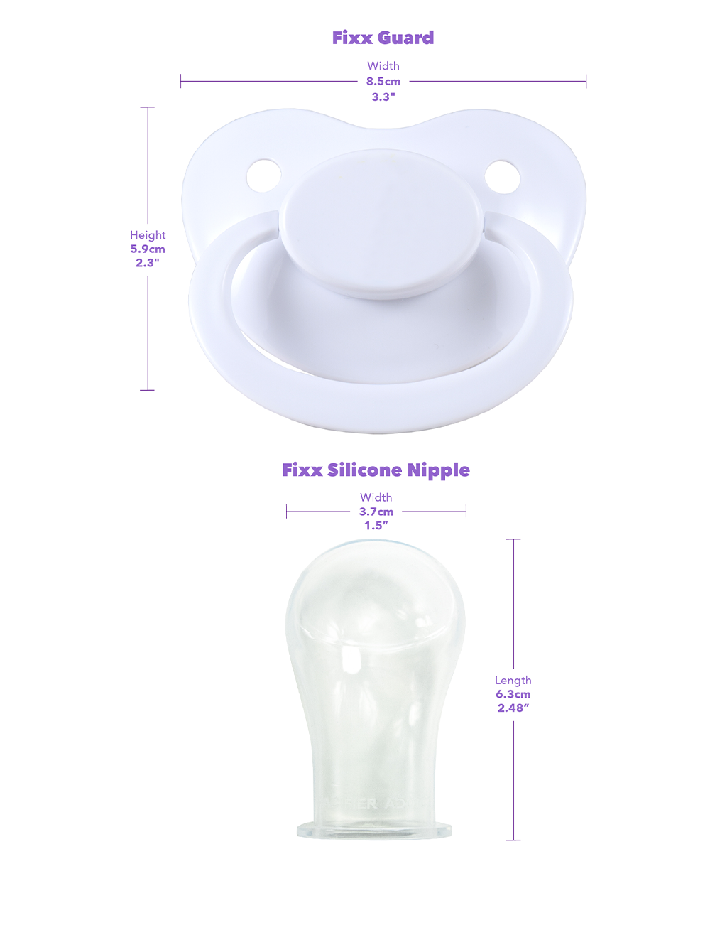 Adult pacifier Sunshine Love XXXL Rearz - Pacifiers - Diaper Minister
