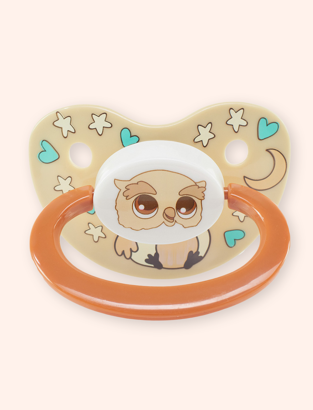 Box of 2 Pacifiers Rearz Owls - Pacifiers - Diaper Minister