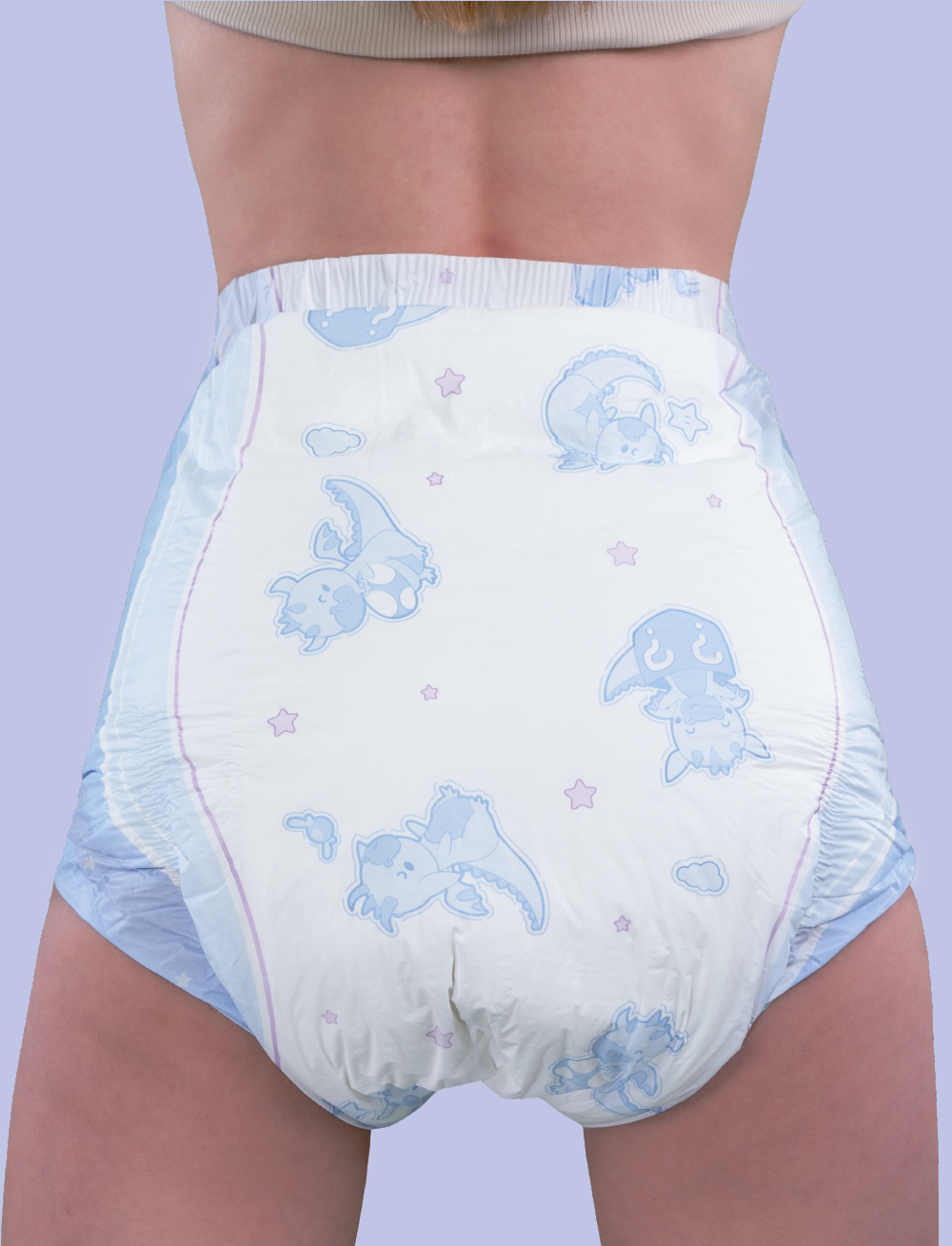 LNGU Dragoonz - Windeln mit Plastik-Folie - Diaper Minister