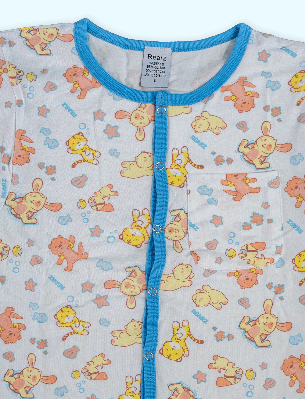 Jammies Rearz Splash - Footed pyjamas - Diaper Minister