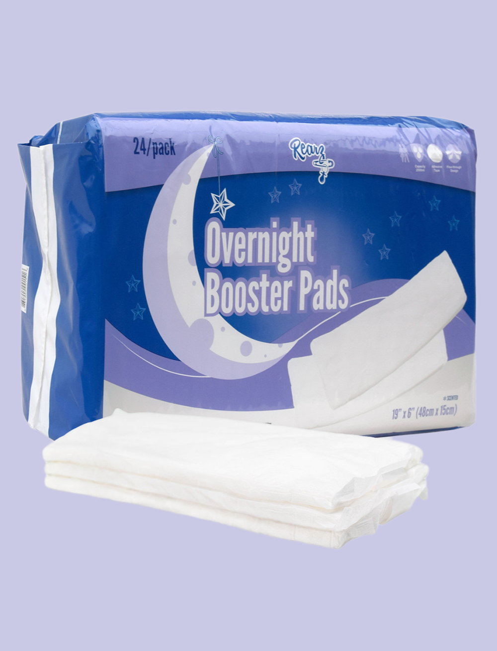 Rearz Overnight Booster Pads - Pads / Inserts - Diaper Minister