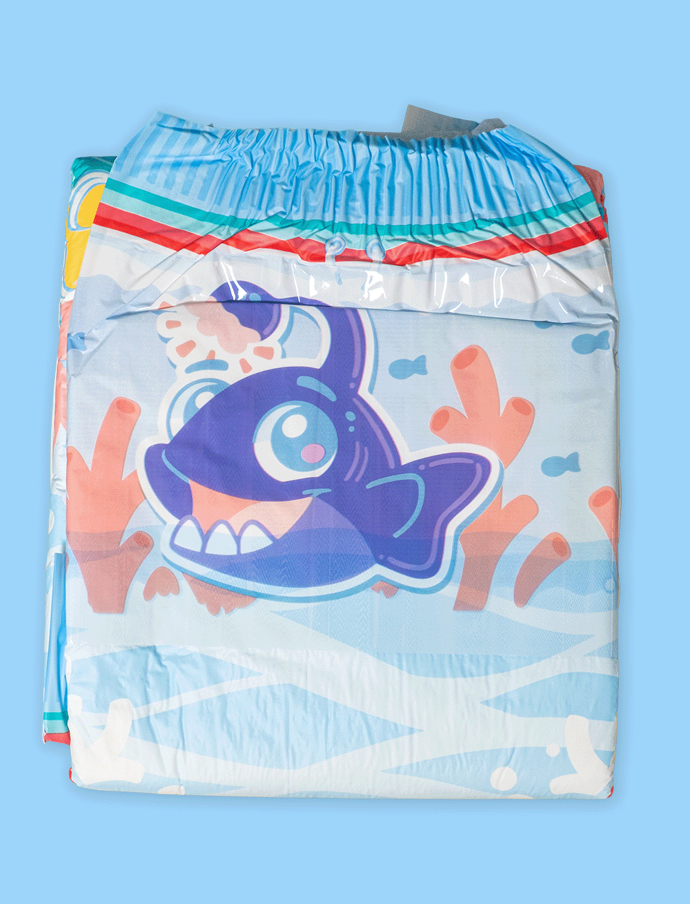 Kiddo Sea Friends - Plastic diapers - Diaper Minister