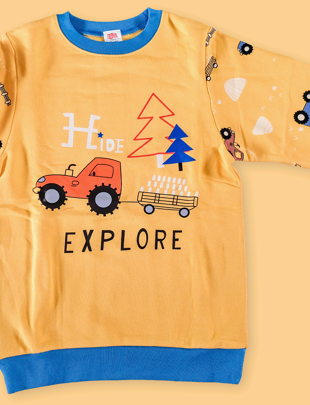 Construction trucks tracksuit - Clothing - Diaper Minister