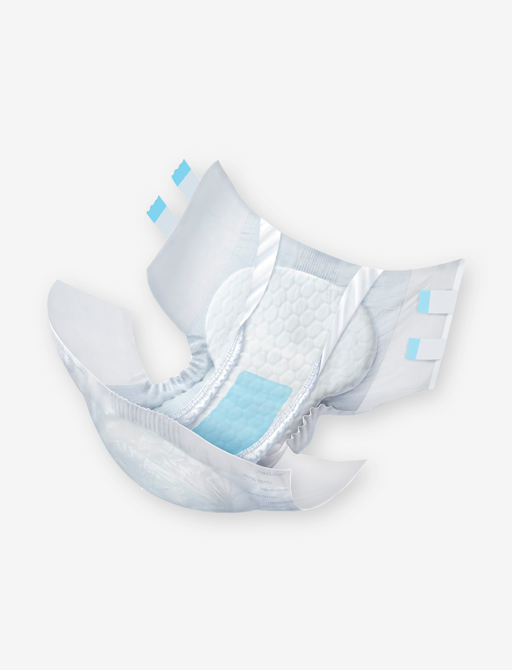 Northshore Megamax white - Plastic diapers - Diaper Minister