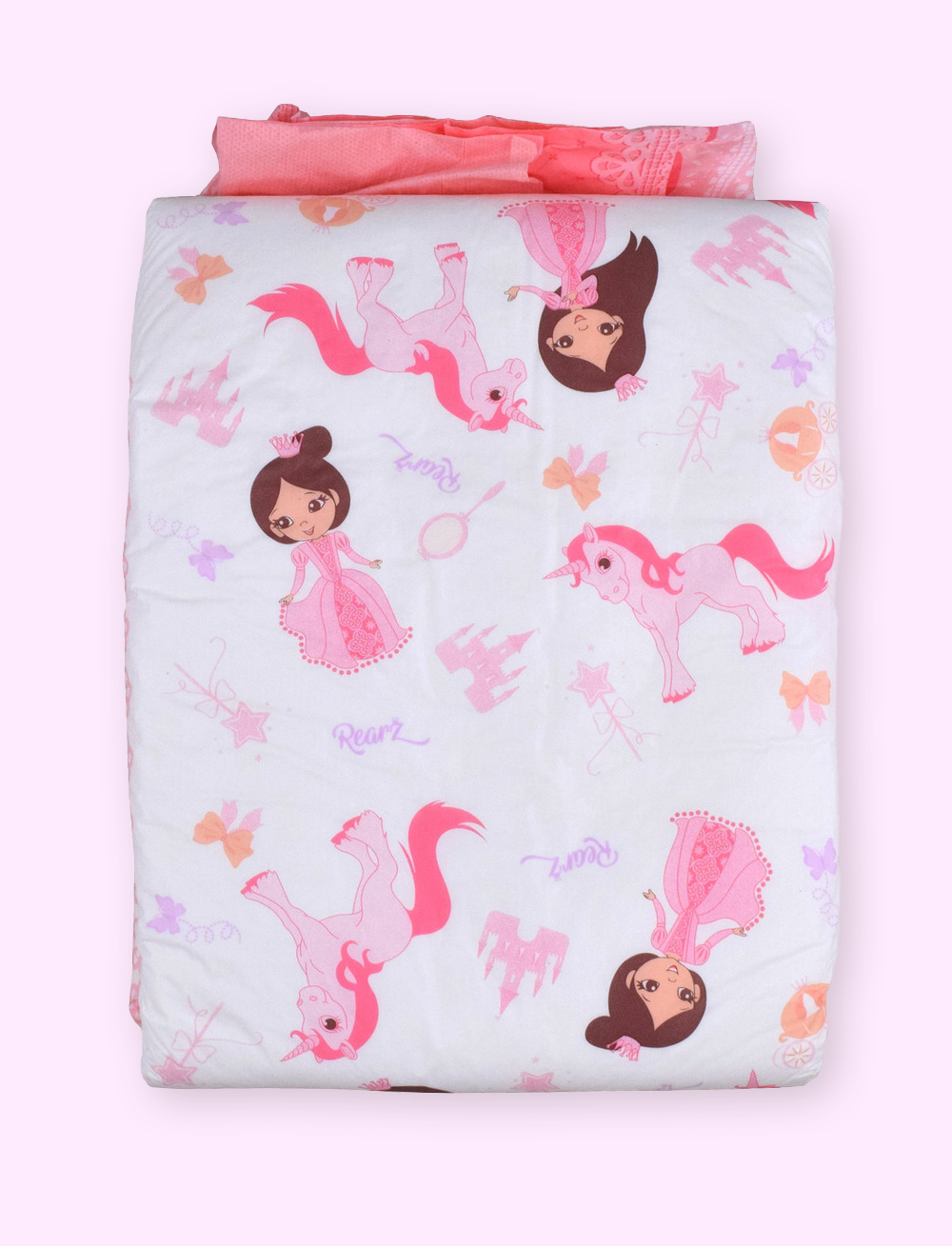 Rearz Princess Pink - Windeln mit Plastik-Folie - Diaper Minister